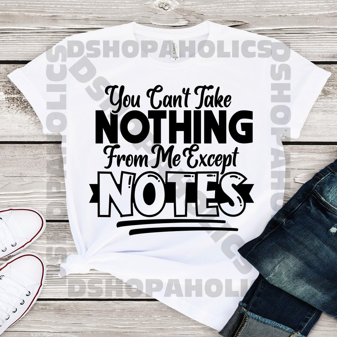 Take Notes – Dshopaholic’s Boutique LLC